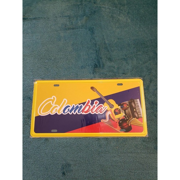 Unbranded | Accents | Colombia License Plate Republica De Colombia ...